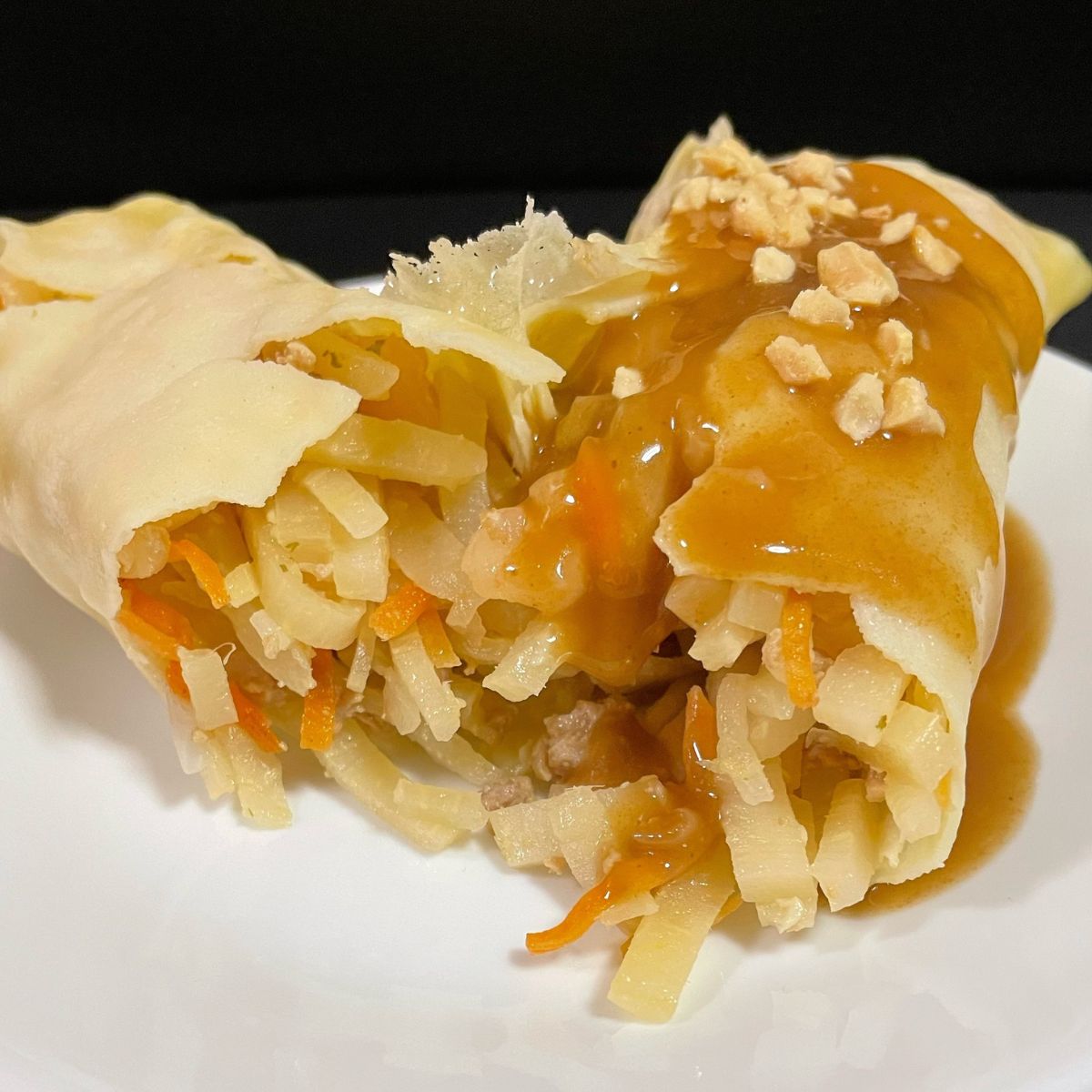 Lumpiang Ubod (Heart of Palm Fresh Spring Roll) - Pleasantly Plumped